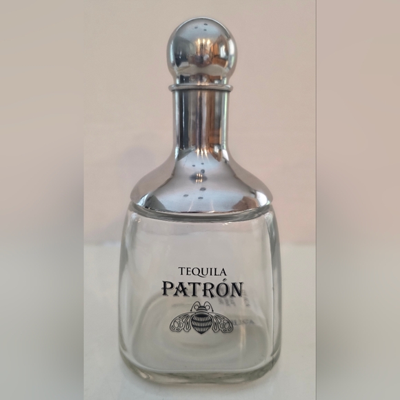 Patron | Dining | Patron Tequila Glass Metal Chrome Cocktail Shaker ...